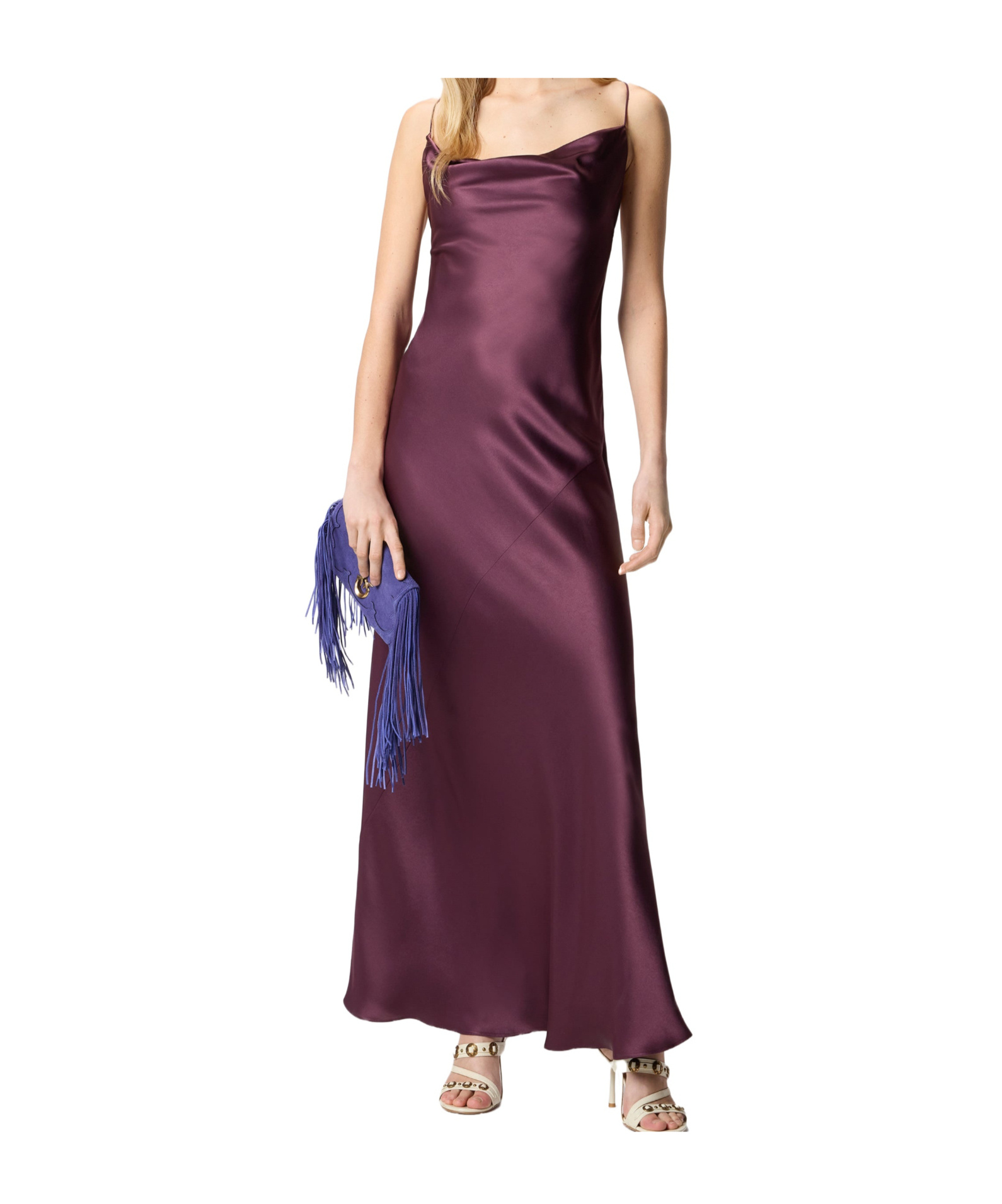 PINKO Pinko Farro Satin Slip Dress