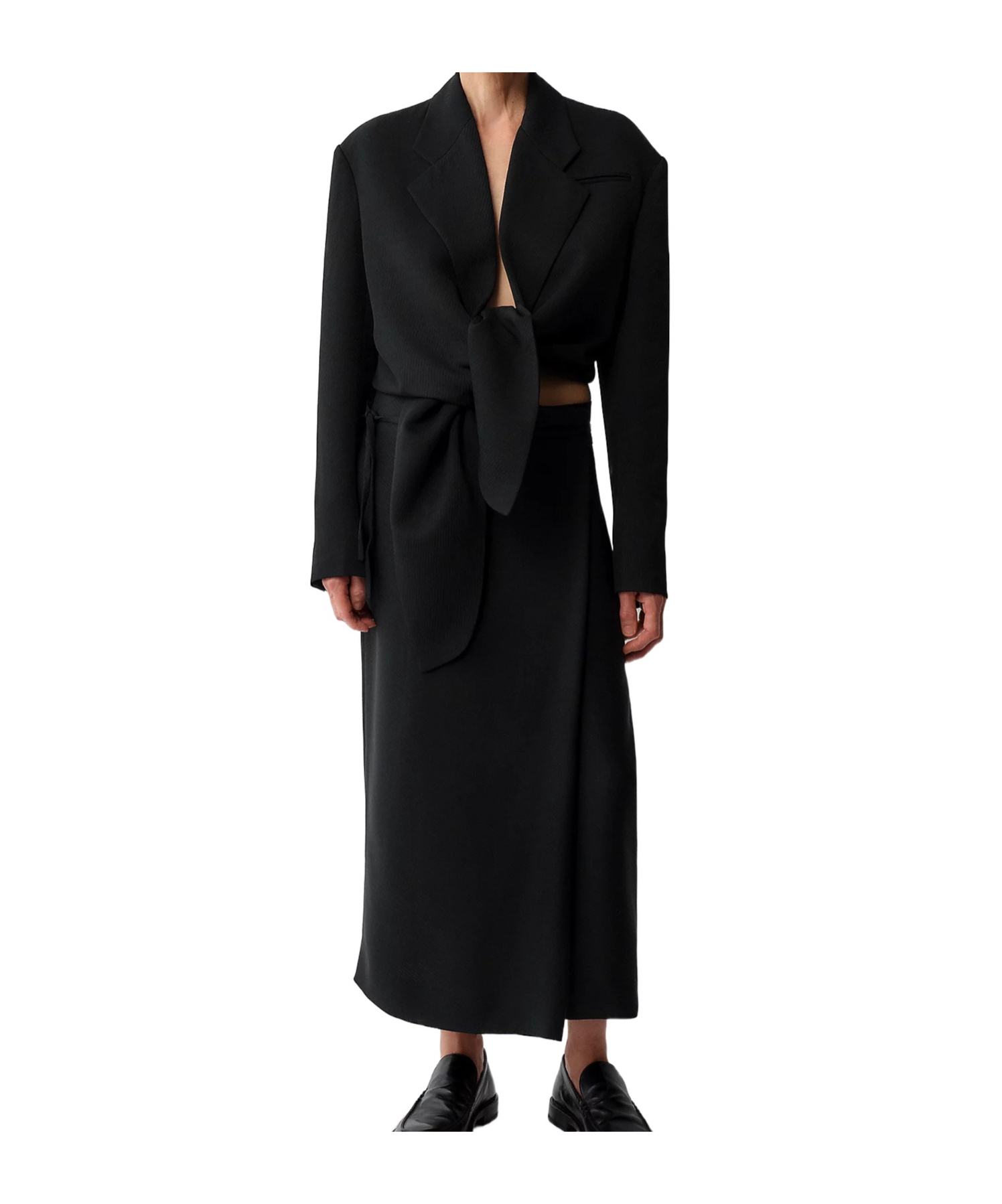 CALVIN KLEIN Calvin Klein Petunia Pinstripe Tailcoat Jacket