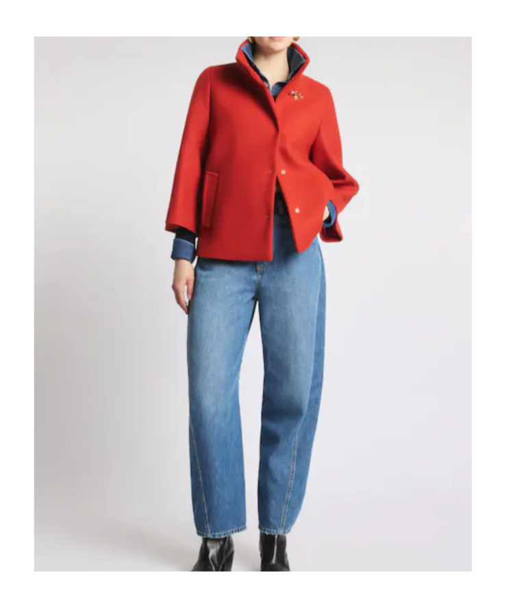 FAY Fay Wool and Cashmere Cape