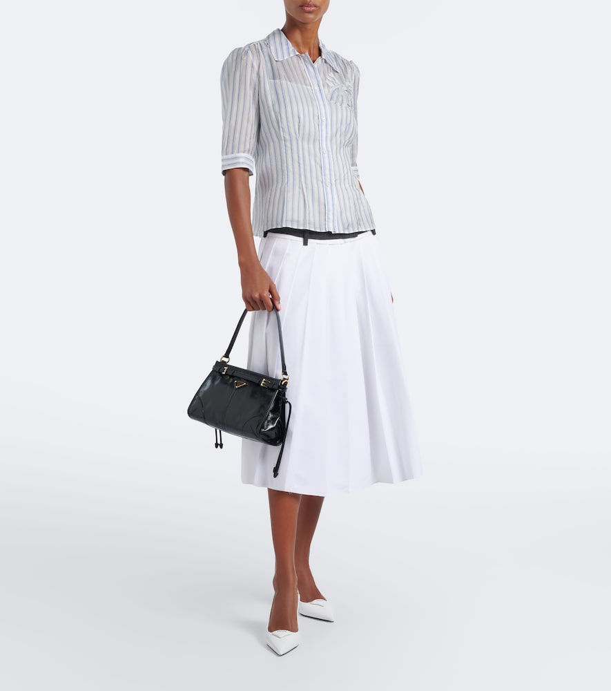 PRADA Prada Bonnie Small Leather Shoulder Bag