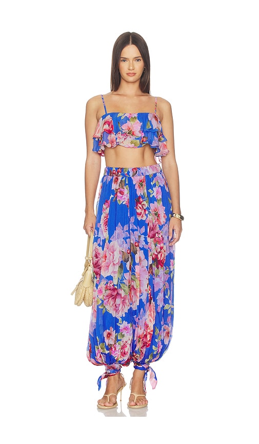 HEMANT & NANDITA HEMANT AND NANDITA Ruffle Chiffon Top