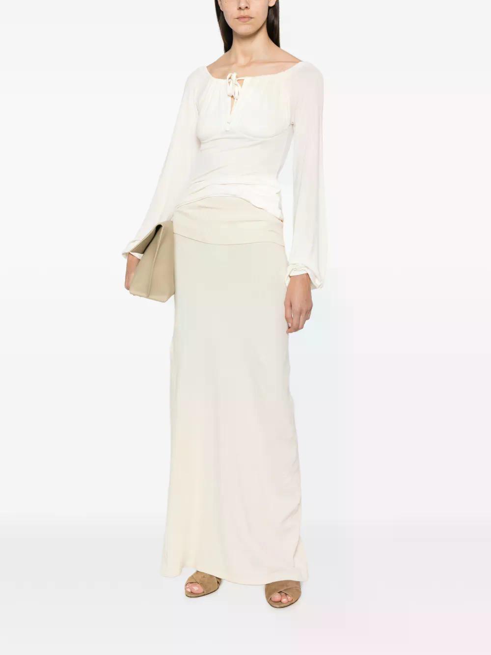 AYA MUSE Aya Muse Oona Ribbed-Knit Maxi Skirt