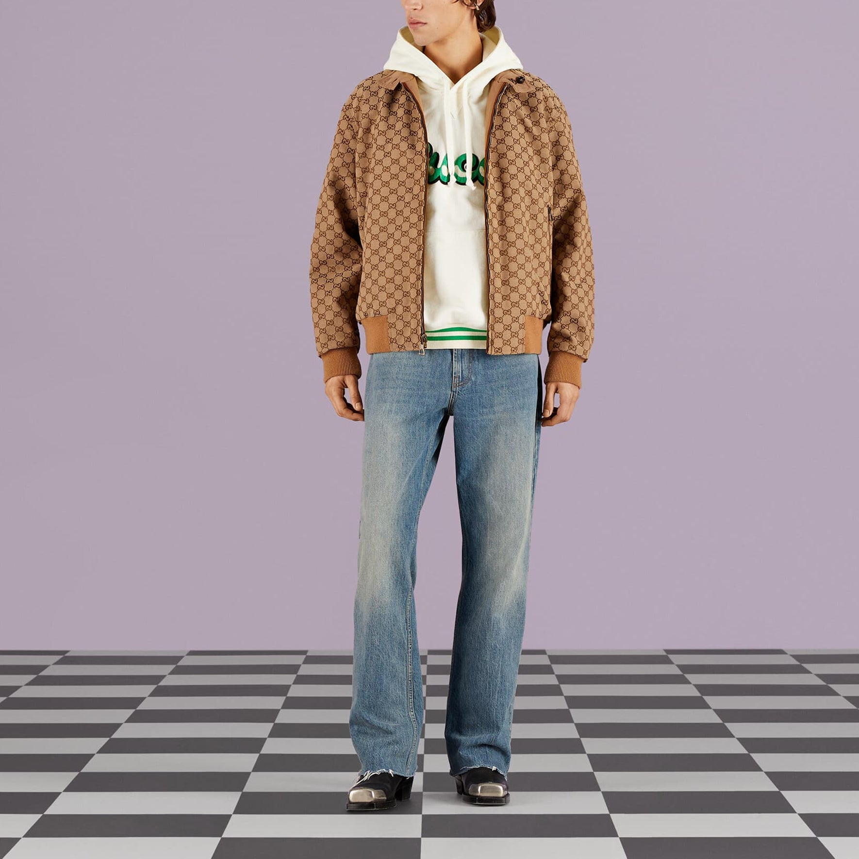 GUCCI Gucci GG Canvas Reversible Jacket