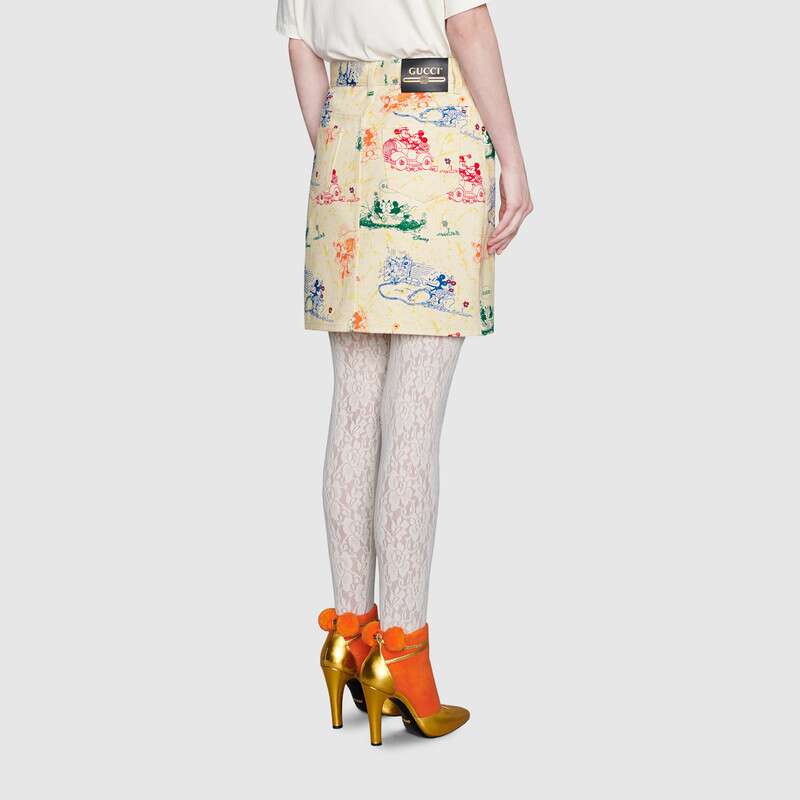 GUCCI Gucci X Disney Mickey And Minnie Printed Skirt