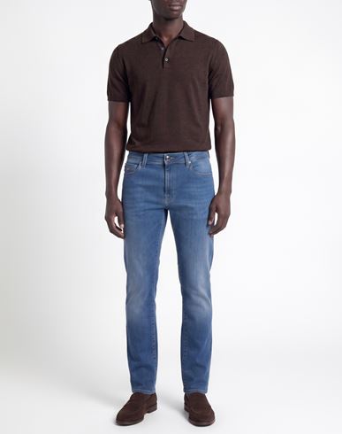 TRAMAROSSA TRAMAROSSA Medium Wash Faded Skinny Jeans