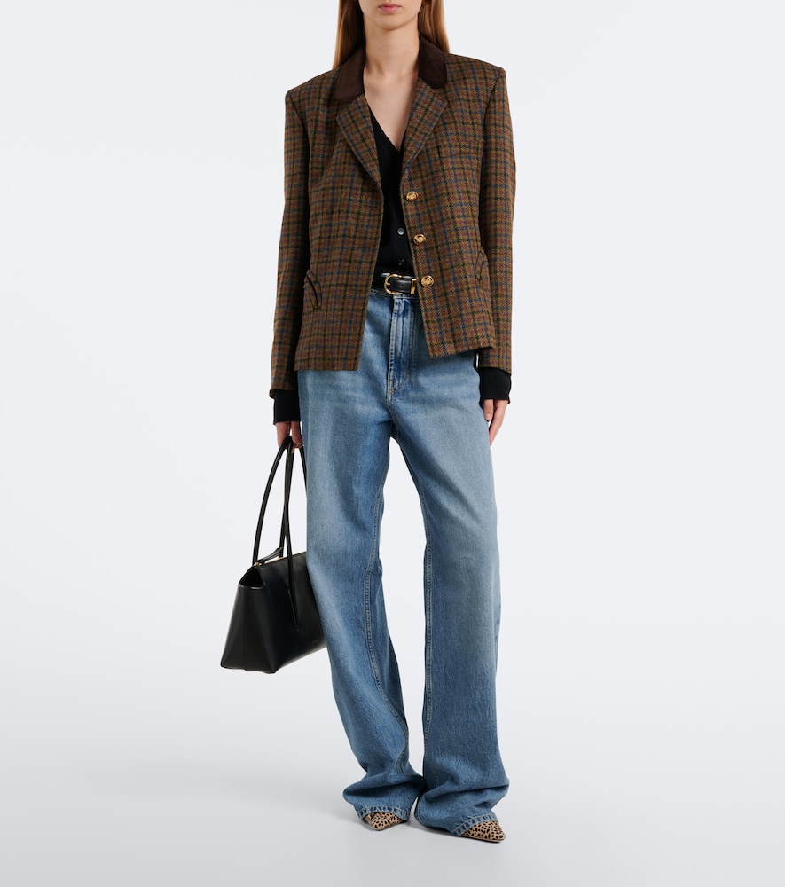 BLAZÉ MILANO blazé milano amandira shelley checked virgin wool blazer