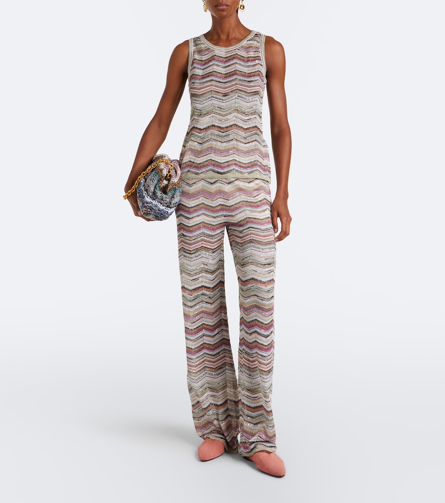 MISSONI Missoni Wave Large Knitted Clutch