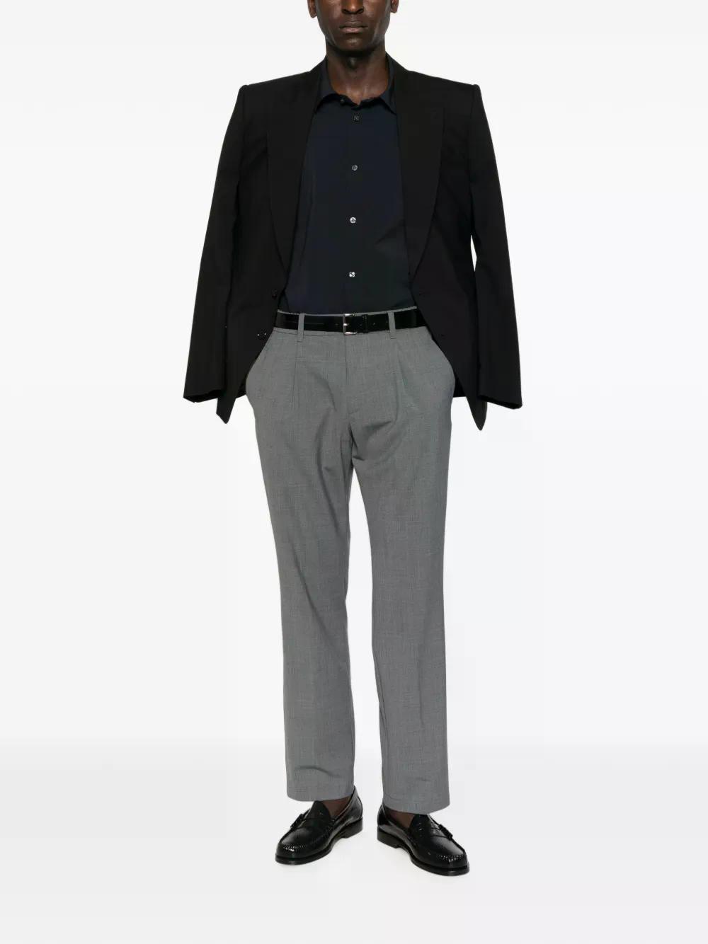 EMPORIO ARMANI regular fit shirt in stretch fabric