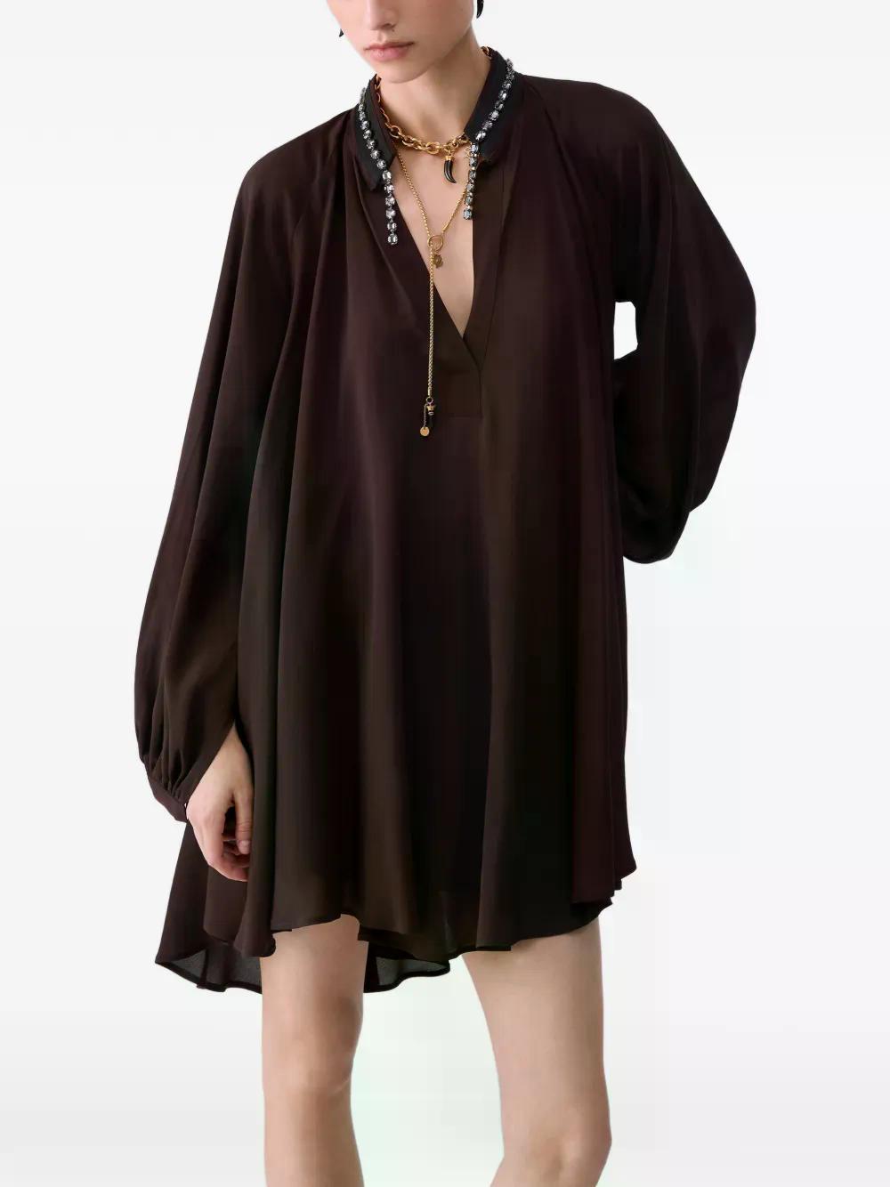 LIU JO LIU JO Short Dress with Jewel Embellishments