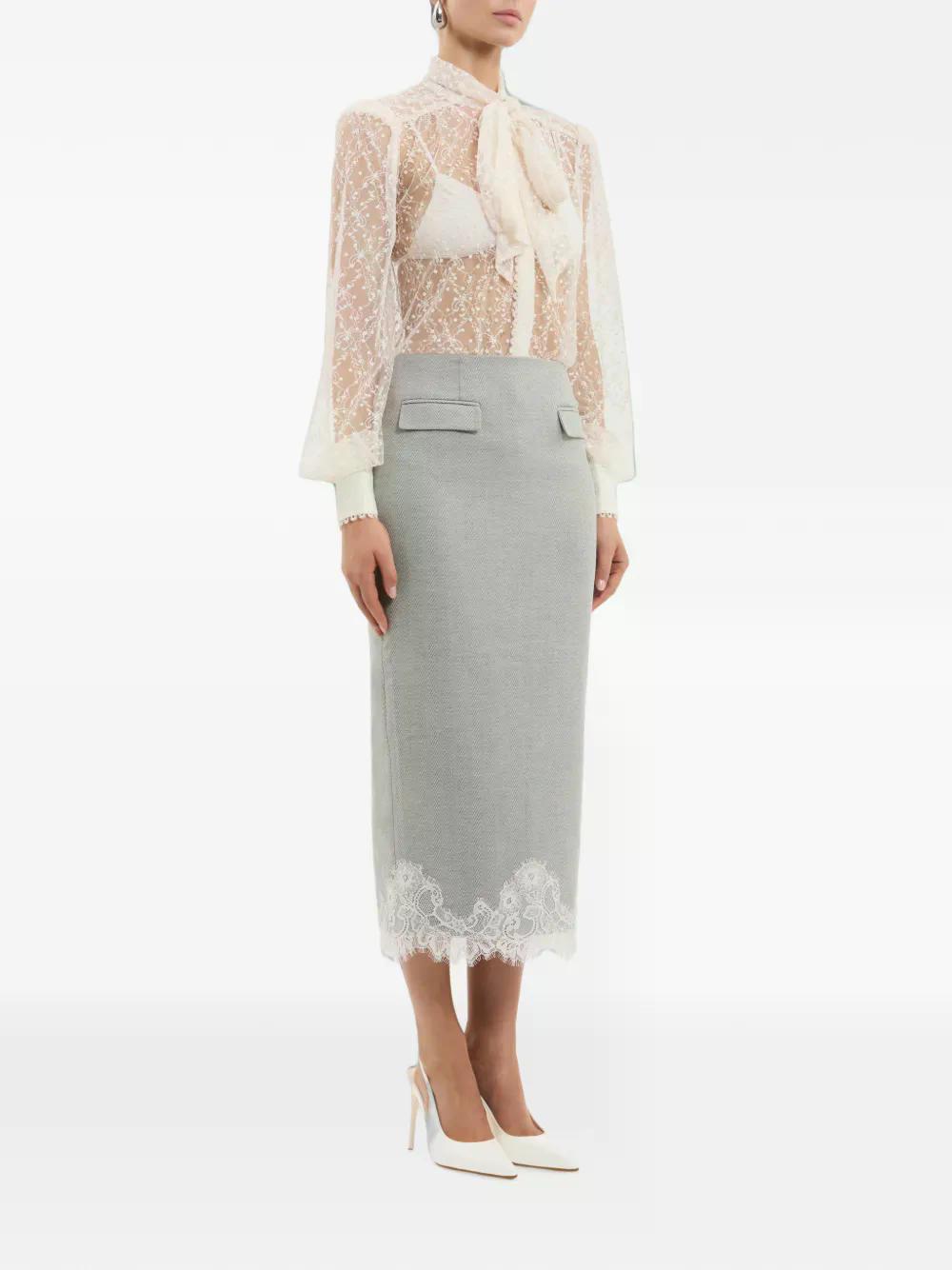 REBECCA VALLANCE Rebecca Vallance Delphina Lace Blouse