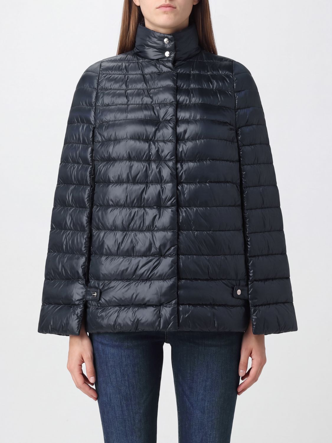HERNO Herno Short Water-Repellent Puffer Jacket in Nylon
