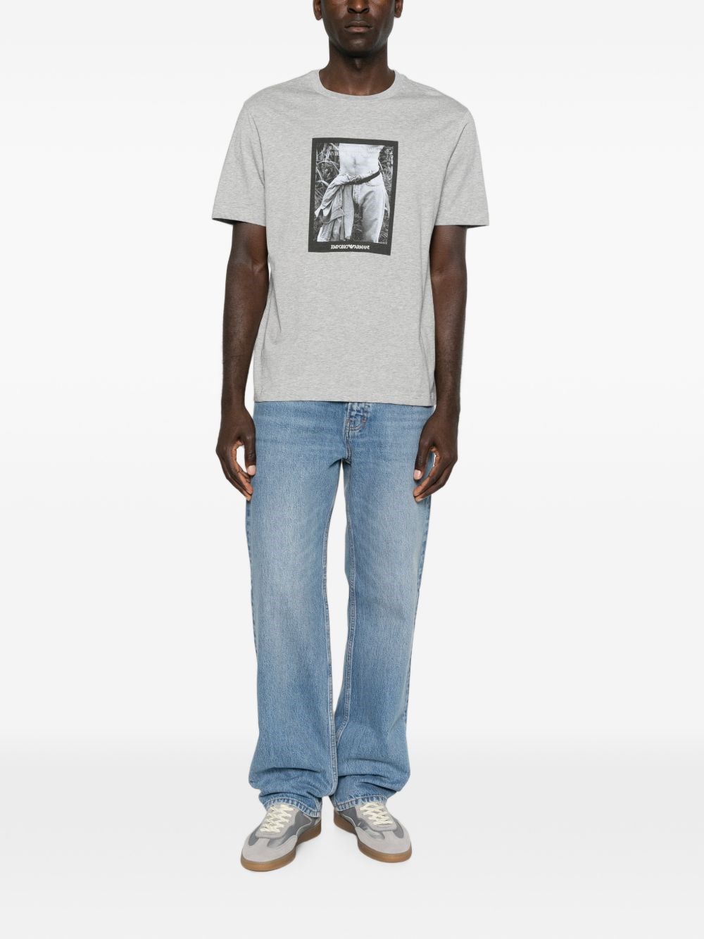 EMPORIO ARMANI Emporio Armani Printed Cotton T-Shirt