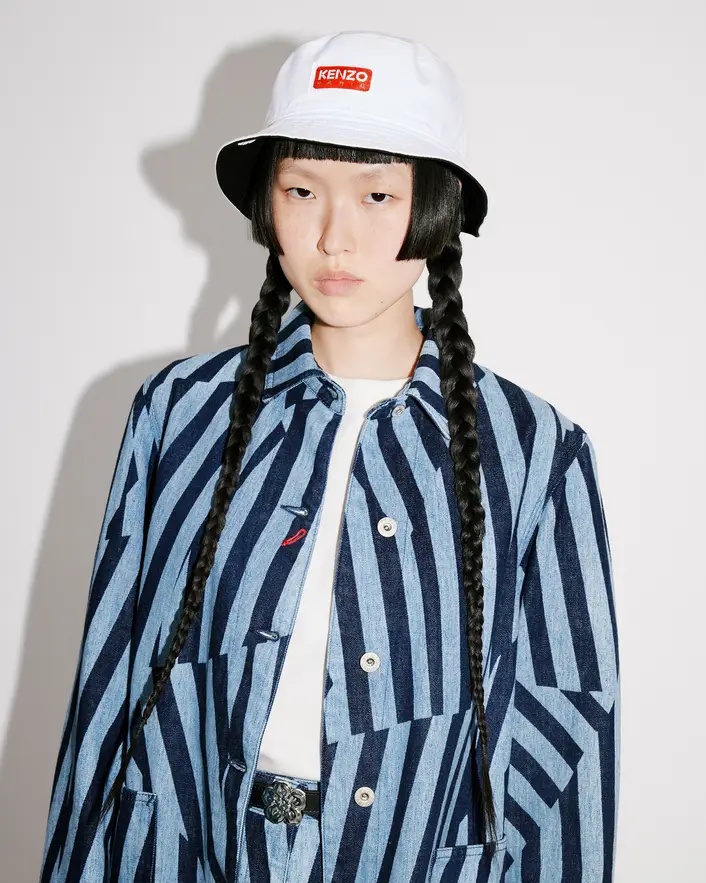 KENZO Kenzo Logo Patch Reversible Bucket Hat