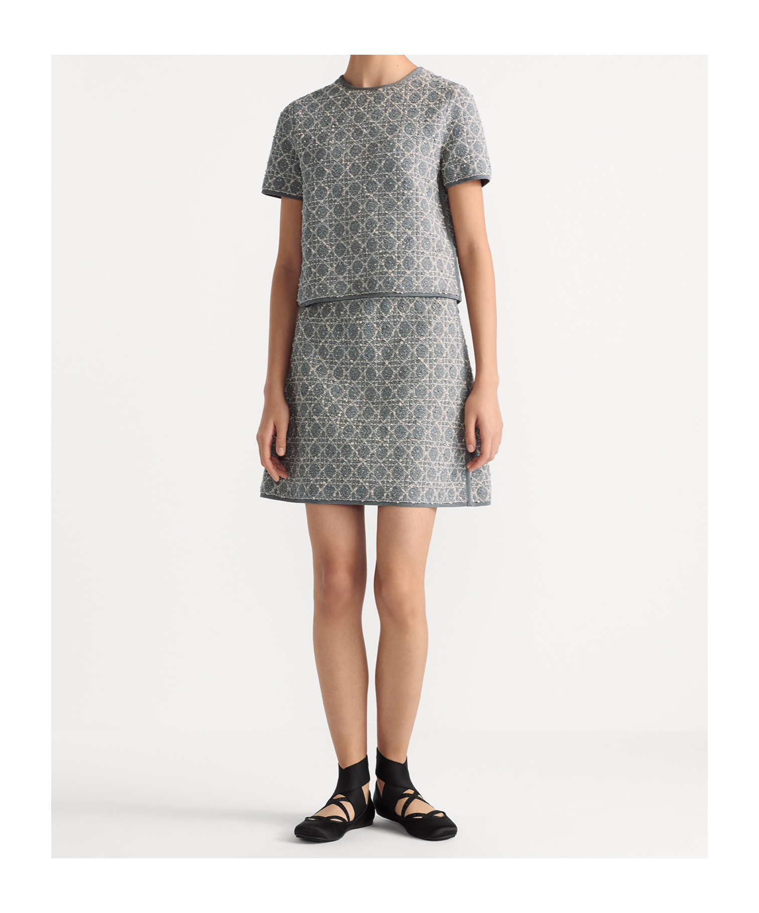 DIOR Dior Macrocannage Short-Sleeved Top