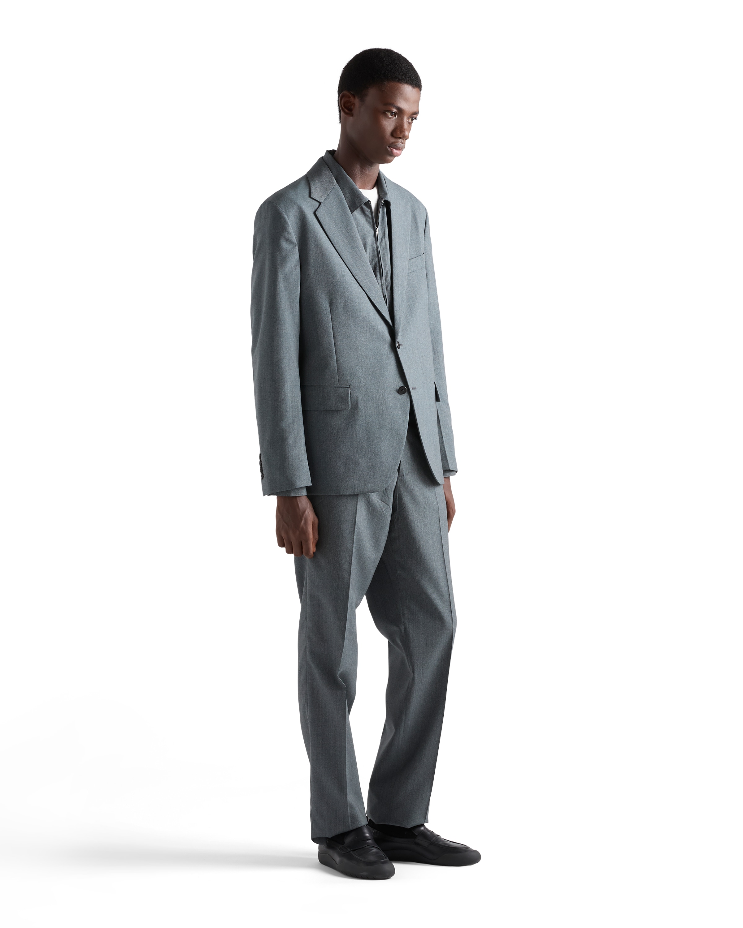 PRADA wool zipper hirt