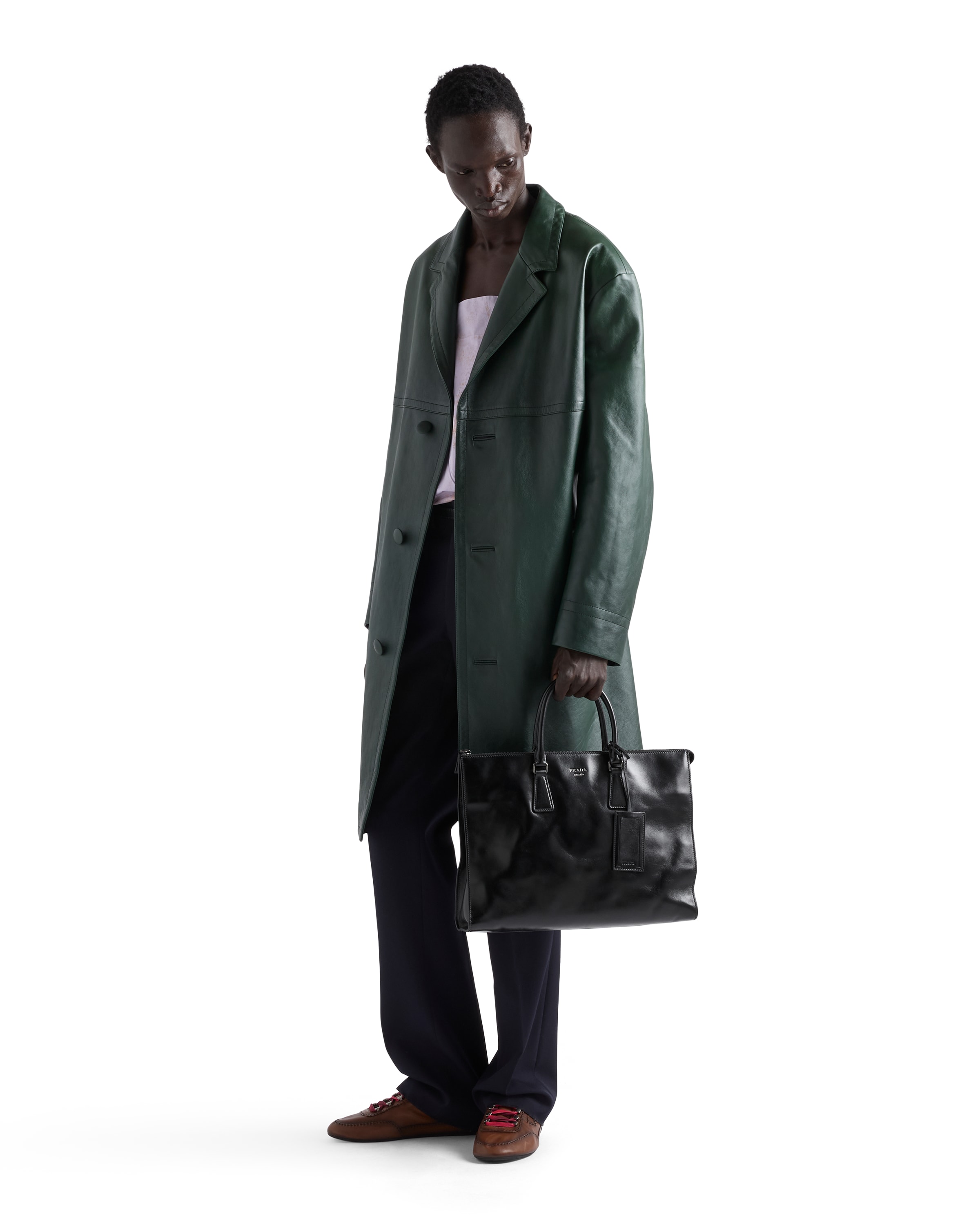 PRADA Prada Leather Tote Bag