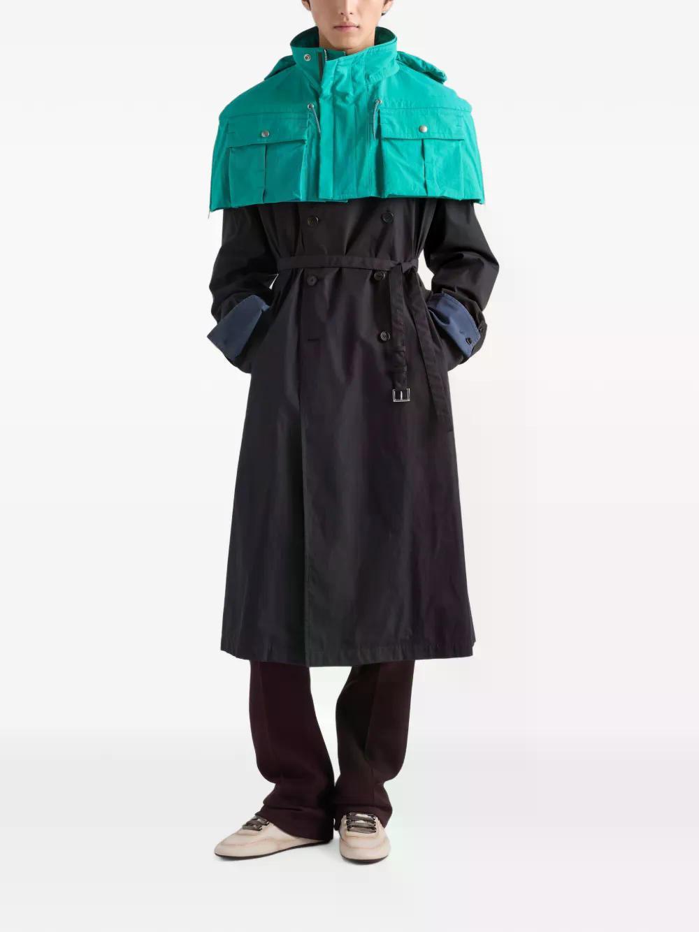 PRADA Prada Double-Breasted Belted Coat
