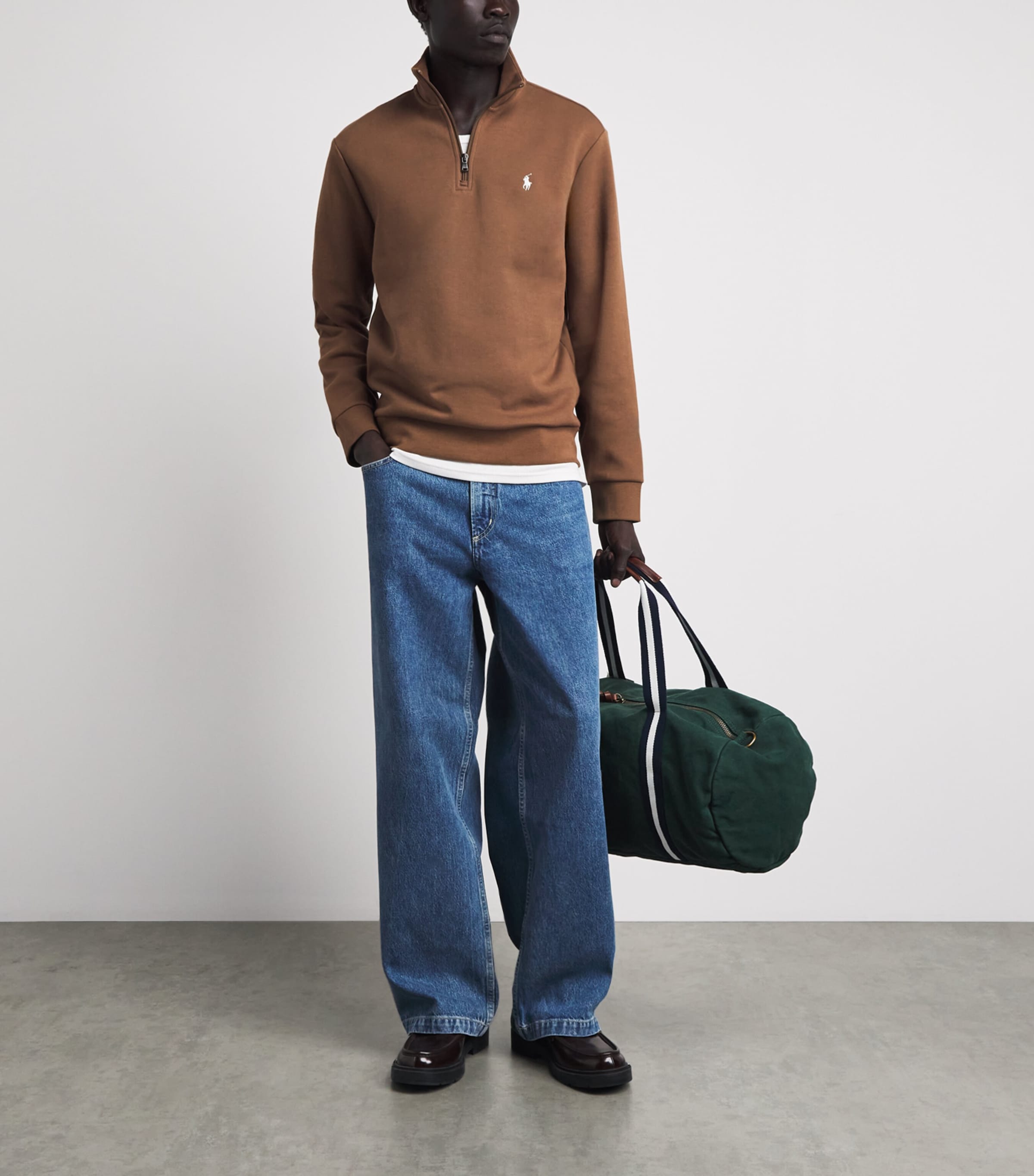 POLO RALPH LAUREN polo pony quarter-zip sweatshirt