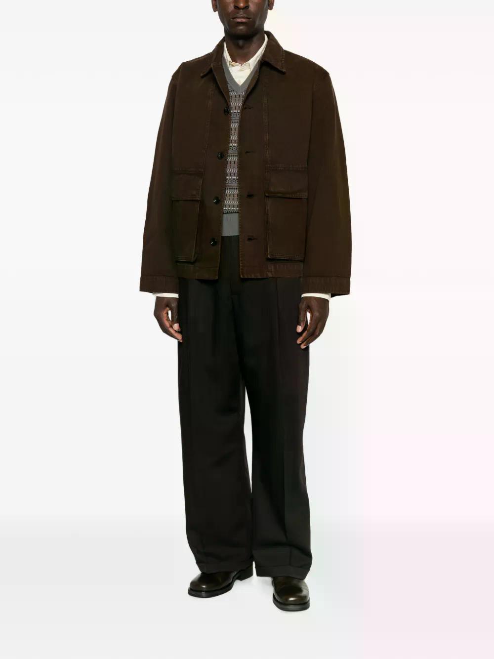LEMAIRE LEMAIRE Button-Fastening Pocket Denim Jacket