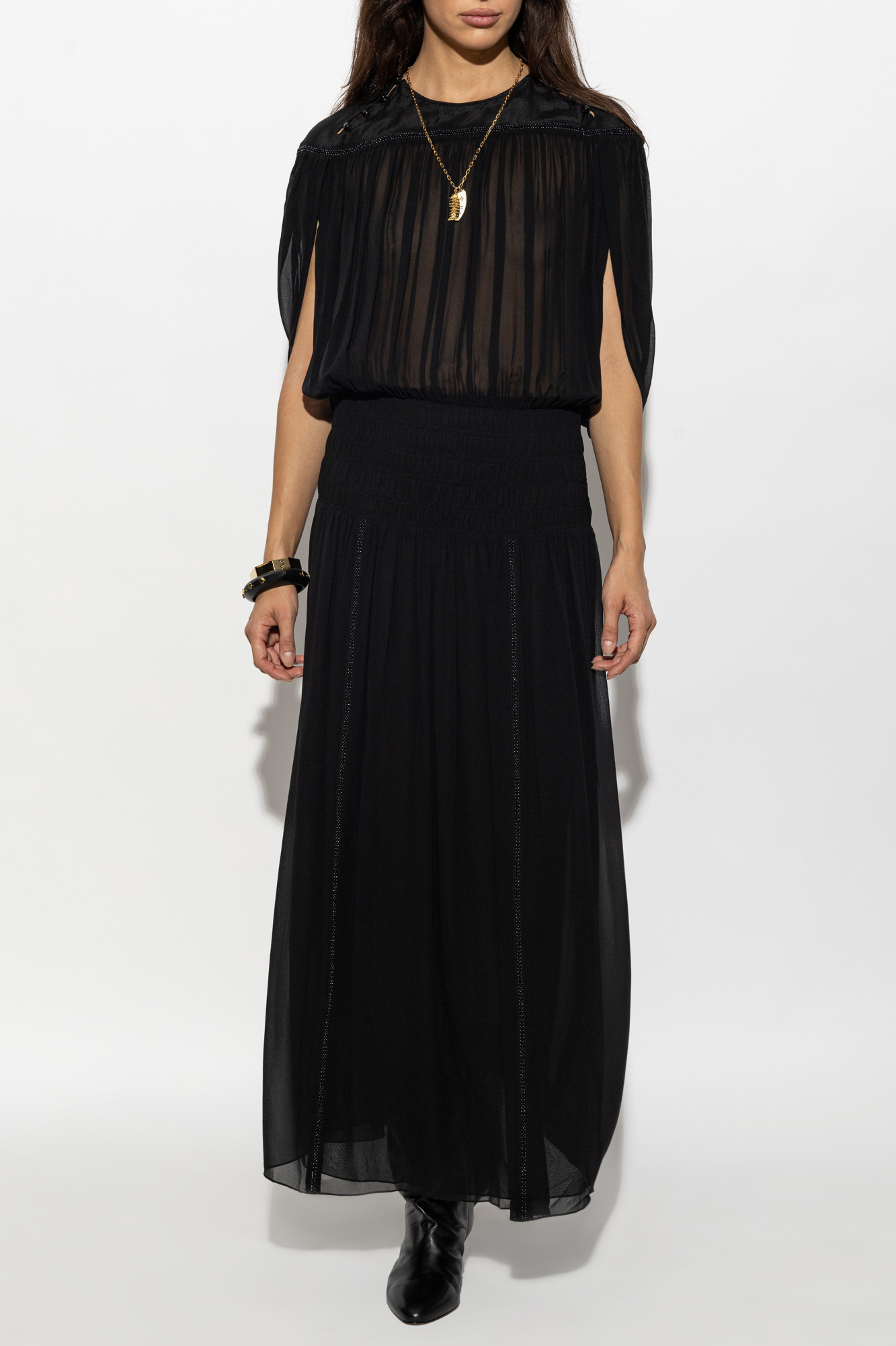 ISABEL MARANT ÉTOILE Isabel Marant "Nesrine" Silk Maxi Dress