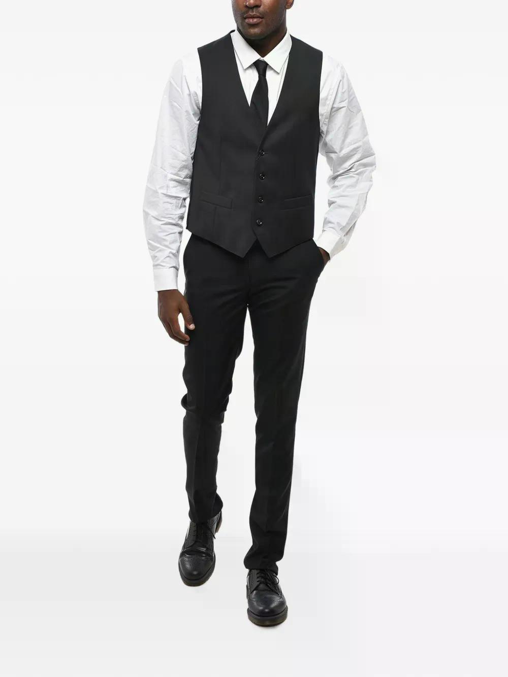 CORNELIANI Corneliani Button-Fastening Wool Waistcoat