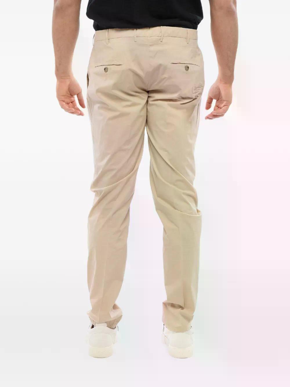CORNELIANI pleated chino trousers