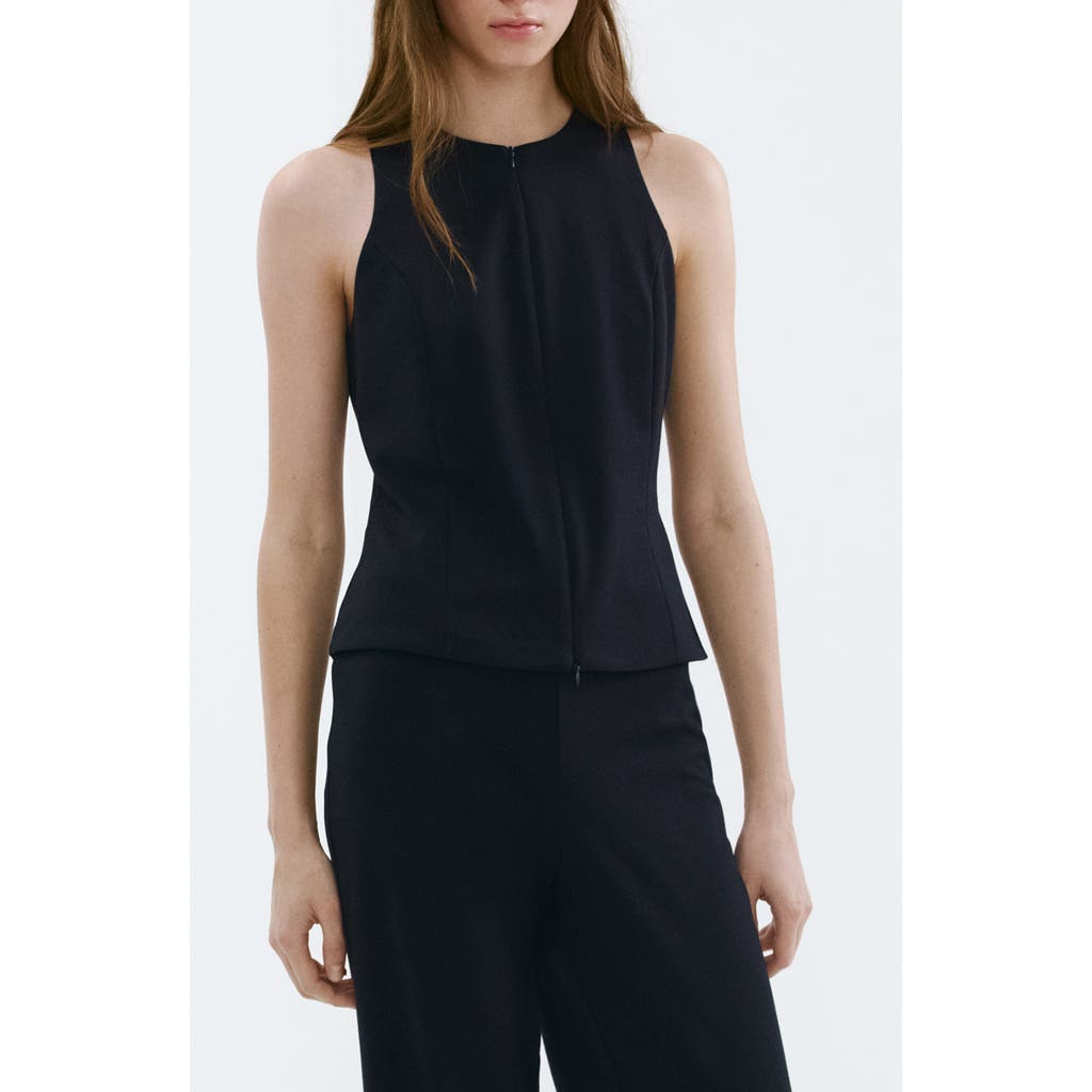 MANGO Fitted Zip Vest