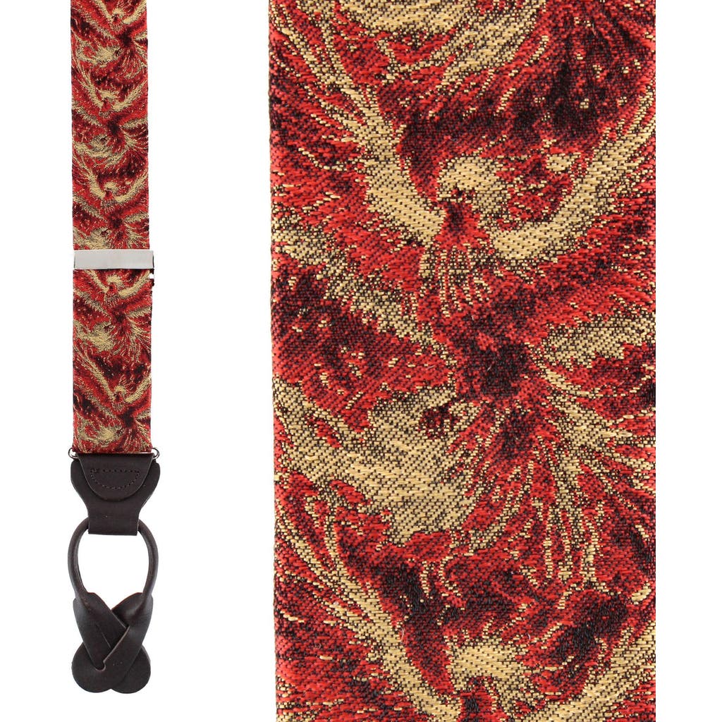 TRAFALGAR Trafalgar Phoenix Soaring Silk Button End Suspenders