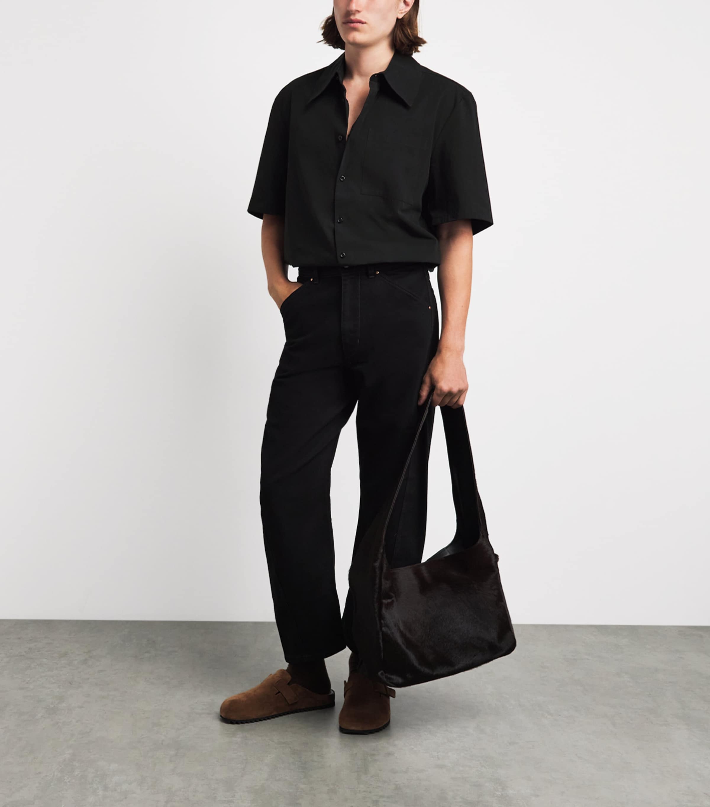 SÉFR cotton waylon short-sleeve shirt
