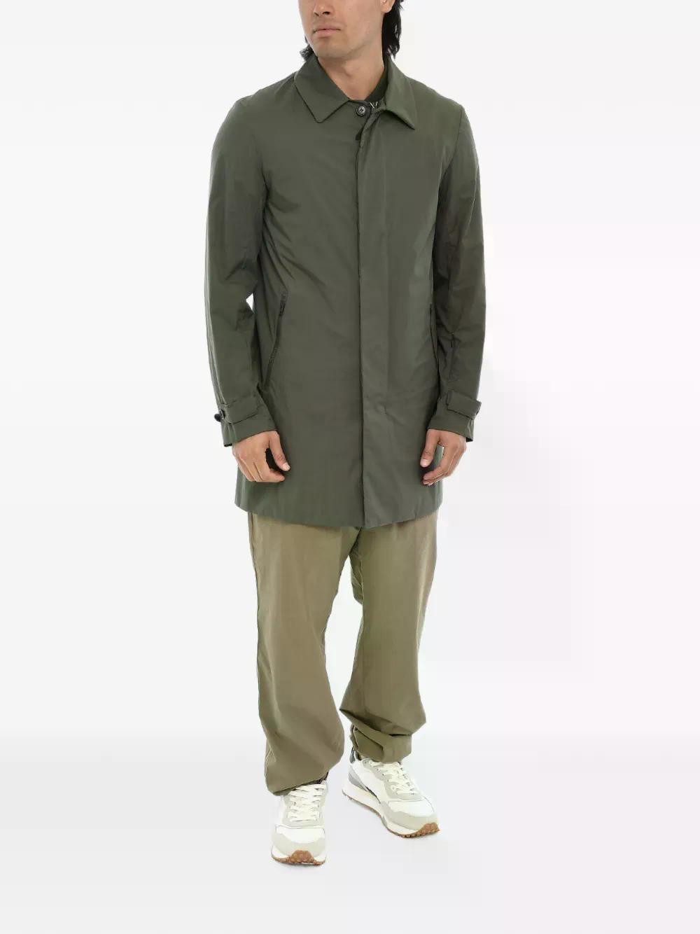 WOOLRICH Woolrich Single-Breasted Concealed Closure Coat