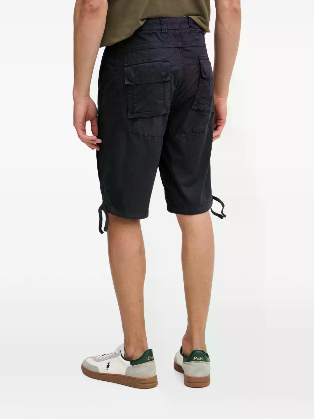AERONAUTICA MILITARE Aeronautica Militare Cargo Shorts with Logo Patch