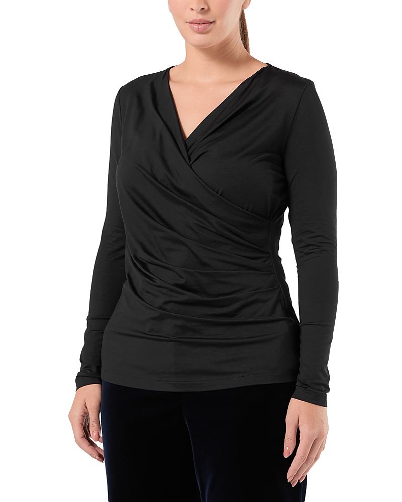 MARINA RINALDI Marina Rinaldi V-Neck Long Sleeve Top