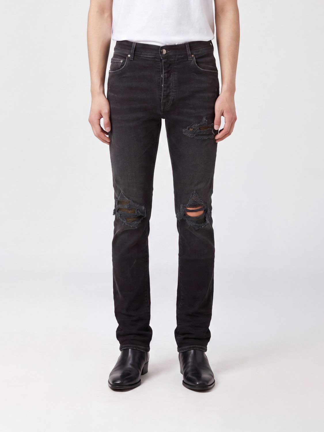 AMIRI Amiri Distressed Skinny Fit Jeans