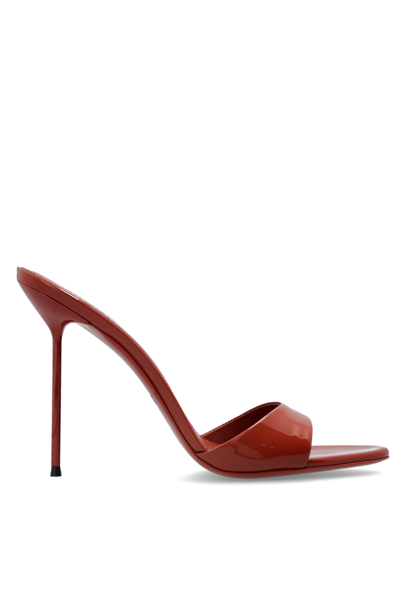 PARIS TEXAS Paris Texas "Lidia" Patent Leather Stiletto Heeled Mules