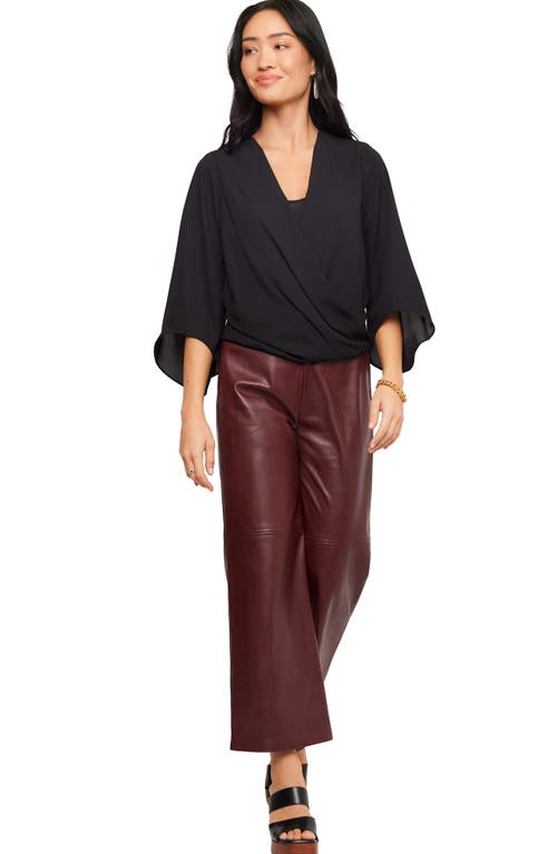 KAREN KANE Karen Kane Draped Front Crossover Top