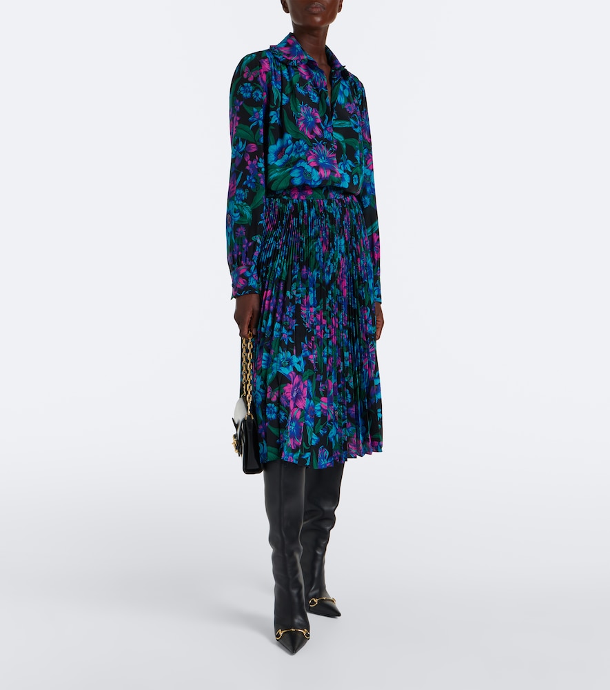 GUCCI Gucci Flora Printed Silk Shirt