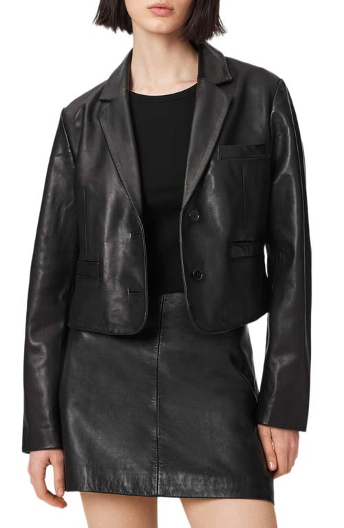 ALLSAINTS AllSaints Apton Leather Blazer