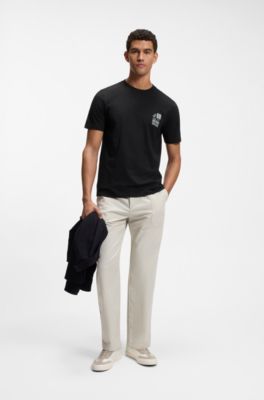 BOSS cotton-jersey t-shirt with graphic print