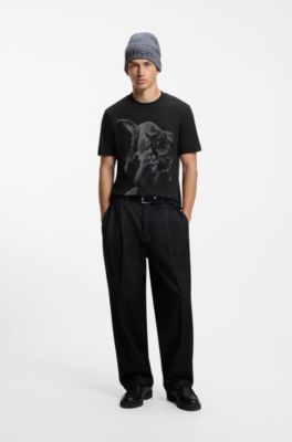 HUGO cotton-jersey t-shirt with graphic print