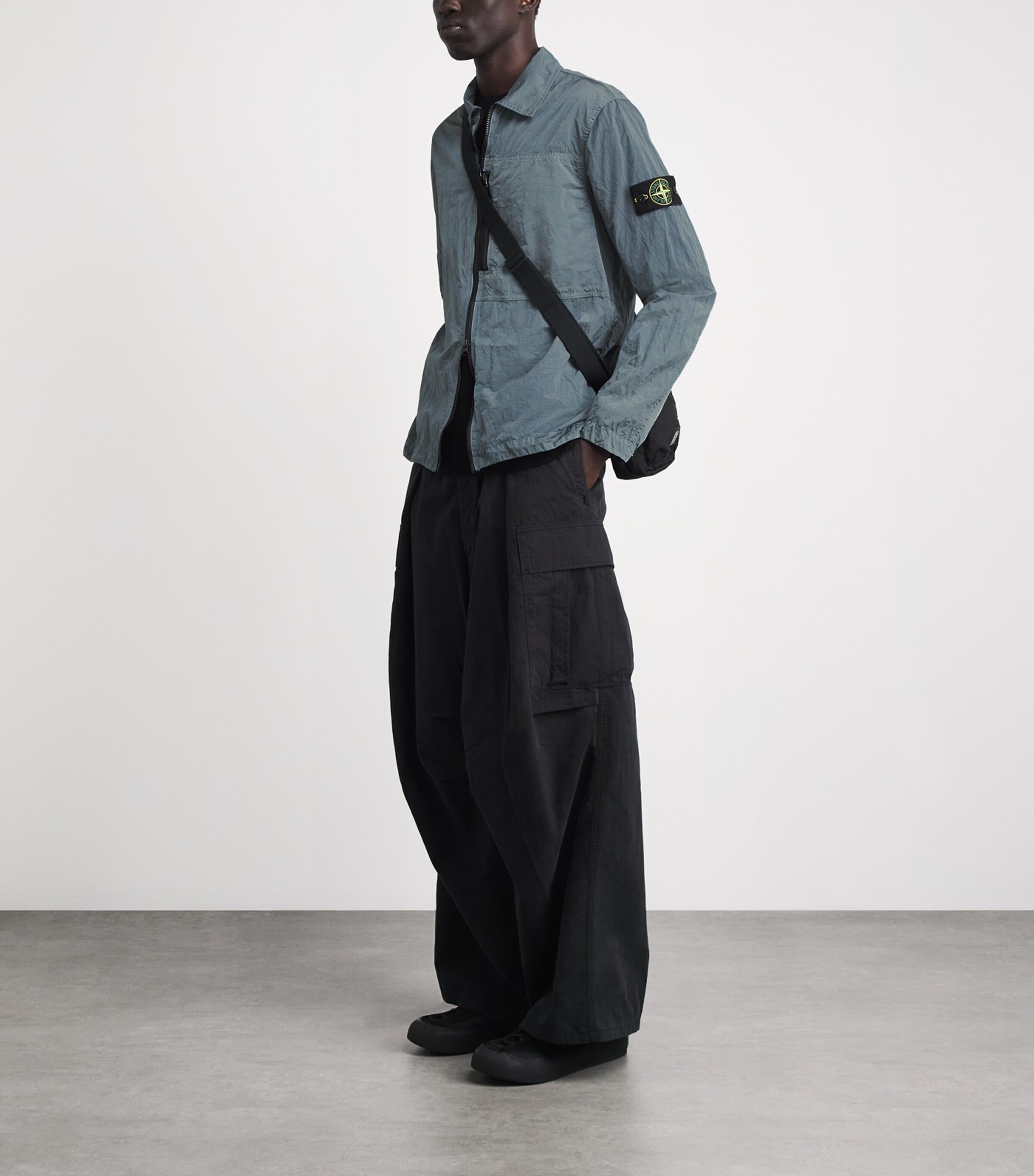 STONE ISLAND nylon metal overshirt