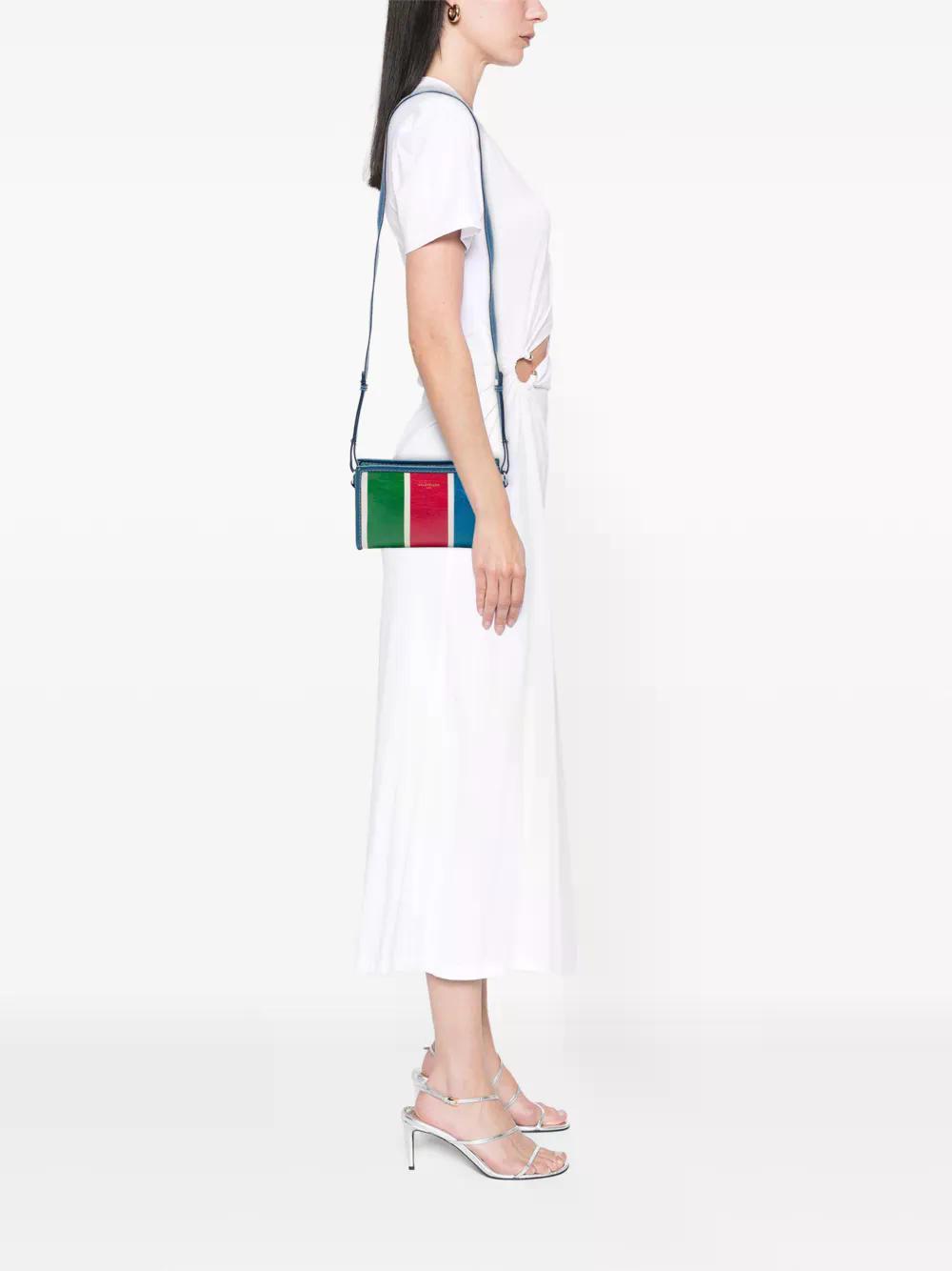 BALENCIAGA Balenciaga Lambskin Bazar Crossbody Bag