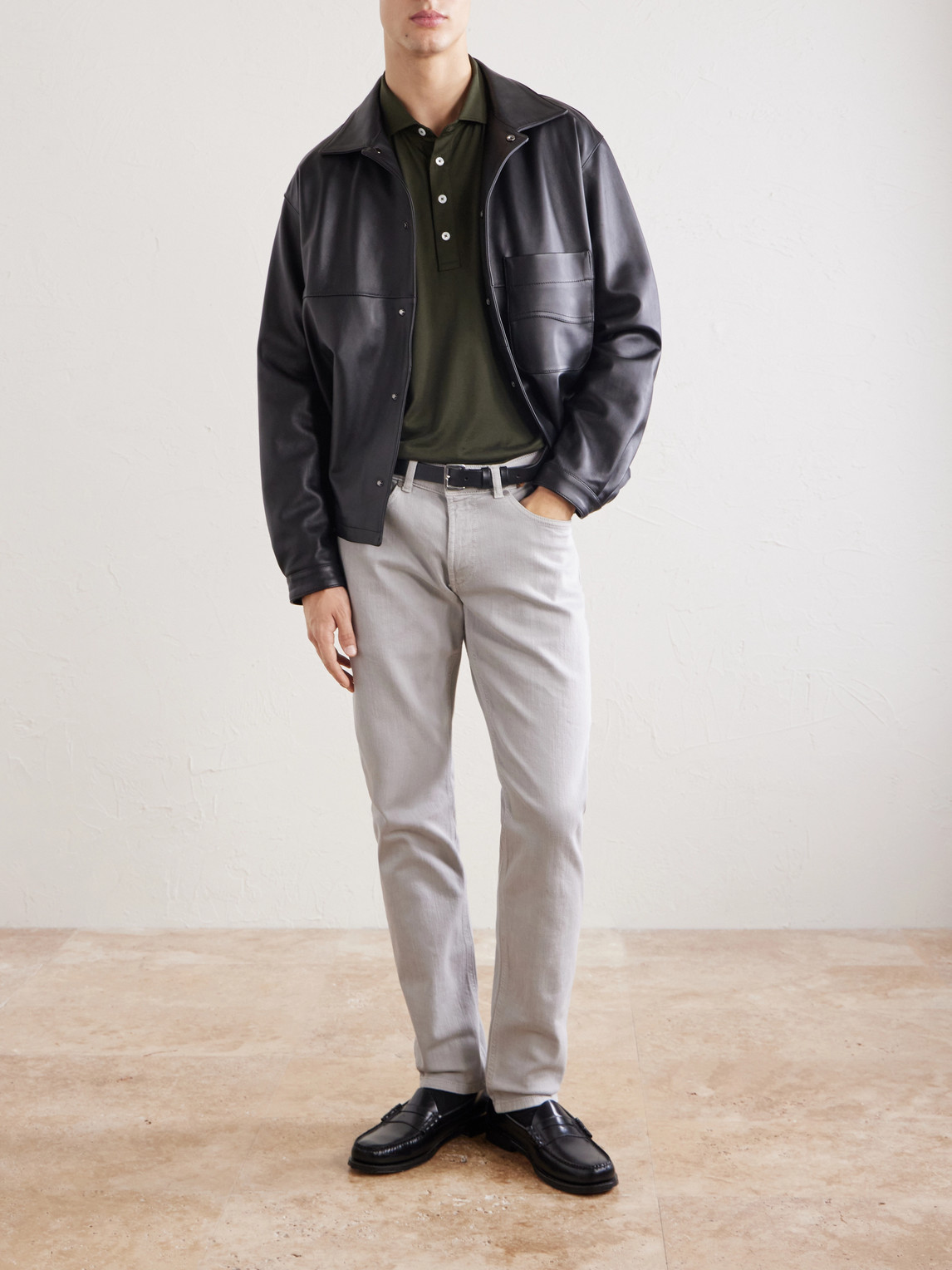 PETER MILLAR Peter Millar - Ashby Silk and Cotton Polo Shirt - Men - Green - L