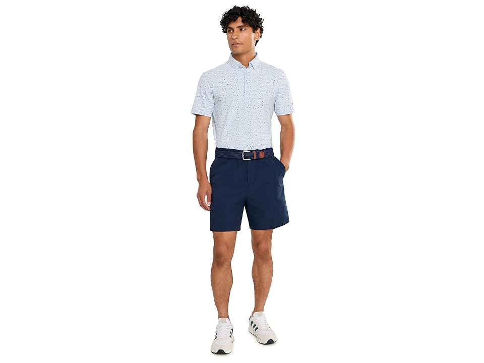 ADIDAS ultimate365+ climacool butterspun break out print polo shirt men's clothing crystal sky