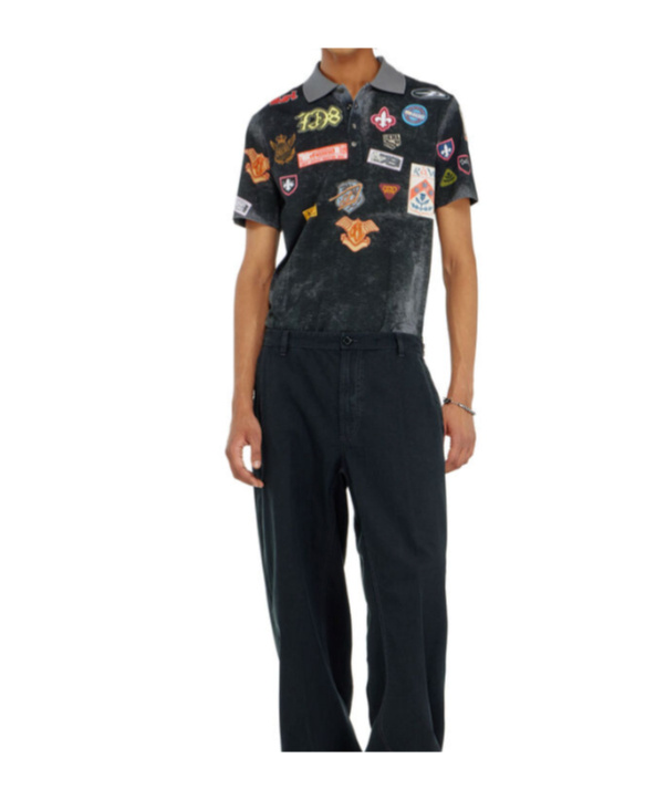 DIESEL® Diesel Rejust Patched Polo Shirt