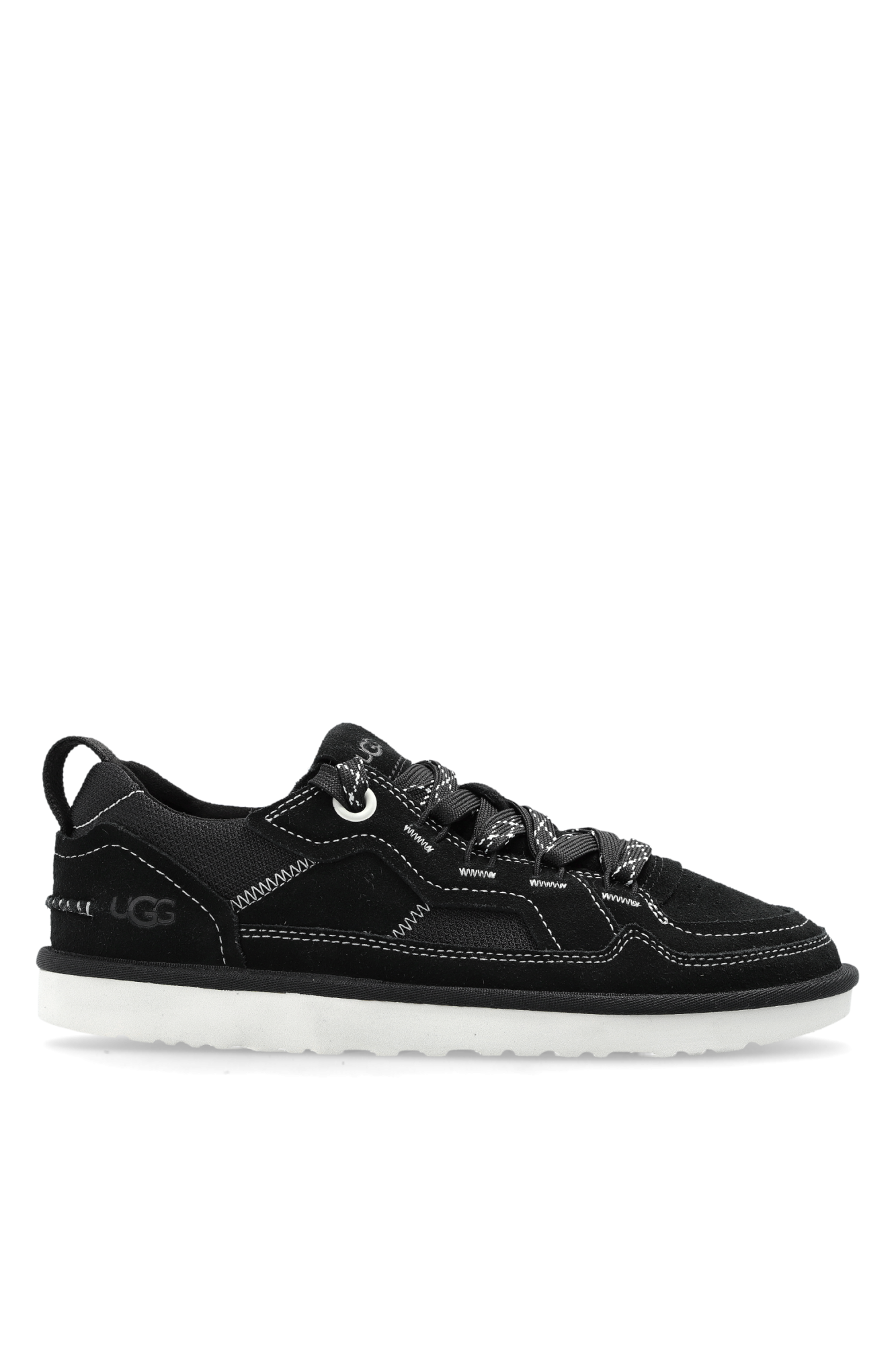 UGG UGG Minimel Suede and Textile Low-Top Sneakers with Contrast Stitching