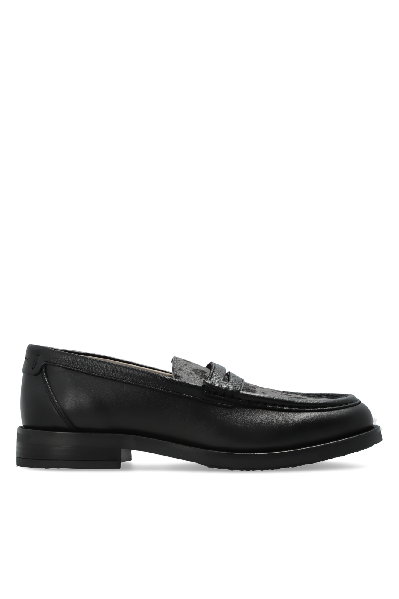 ALLSAINTS AllSaints Leather Loafers with Paneled Detail