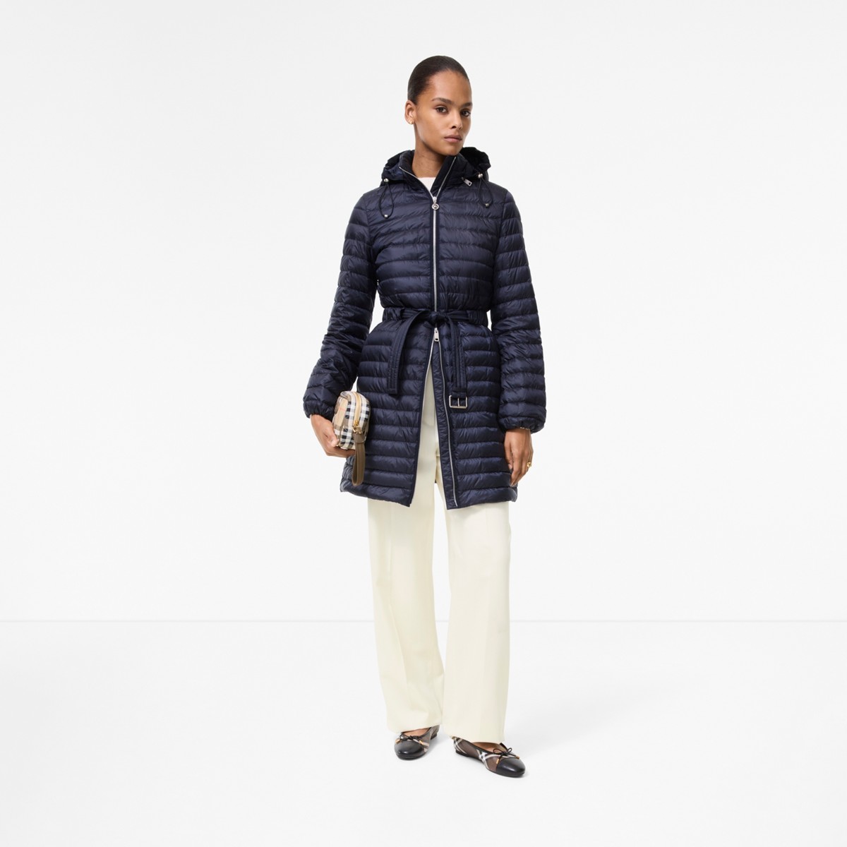 BURBERRY Burberry Nylon Amberley Puffer Coat
