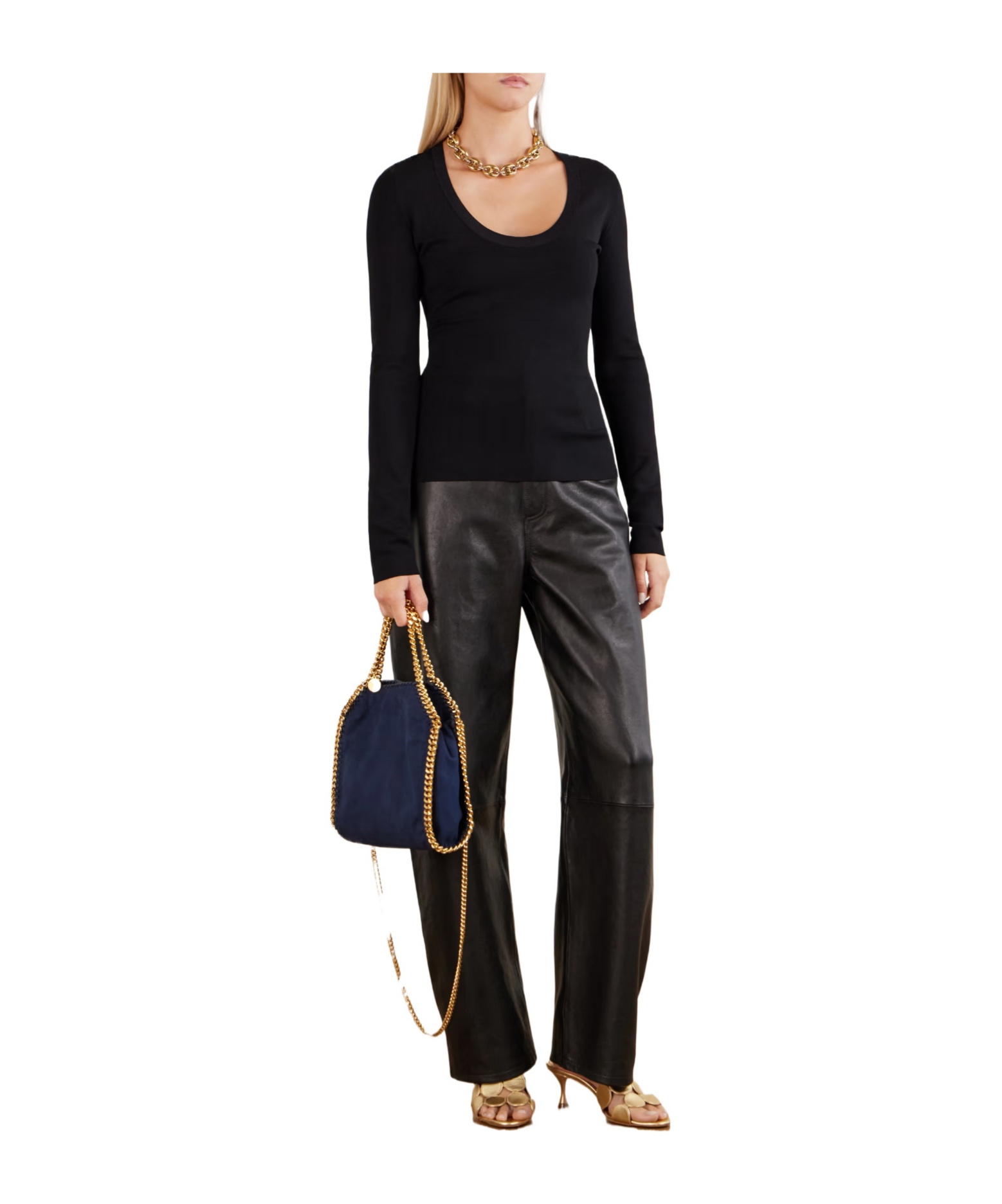 STELLA MCCARTNEY Stella McCartney Scoop Neck Fine Knit Top