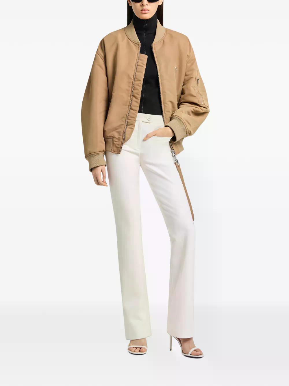 COURREGES Courrèges Logo-Embroidered Bomber Jacket