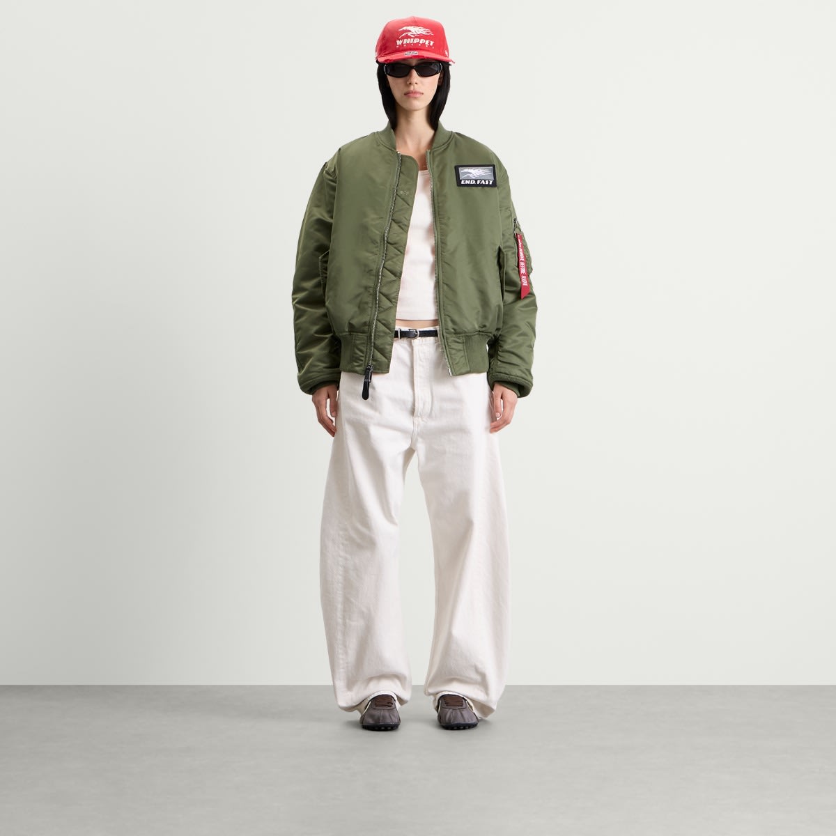 ALPHA INDUSTRIES Alpha Industries MA-1 Bomber Jacket with Embroidered Detailing
